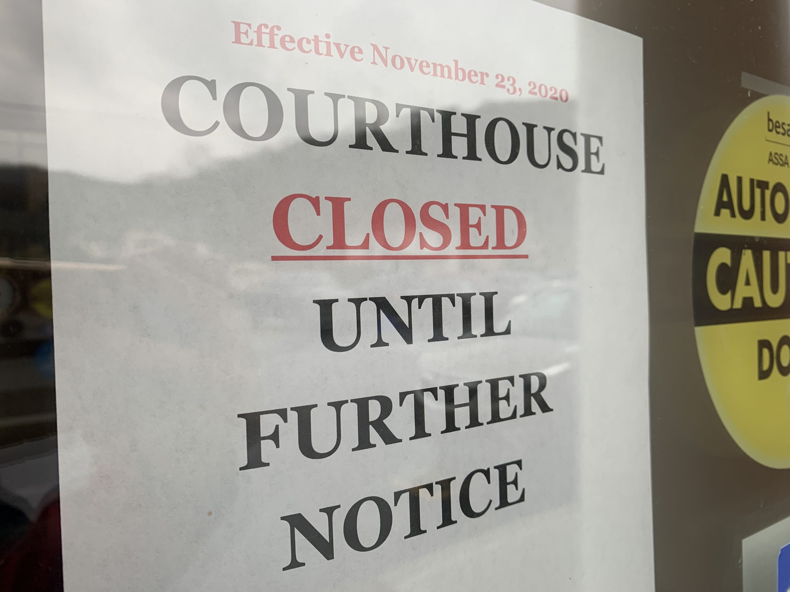 Courthouse access restricted due to COVID-19 outbreak, staffing ...